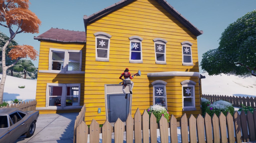 Where to Destroy Snowflake Decorations in Fortnite - Gamepur