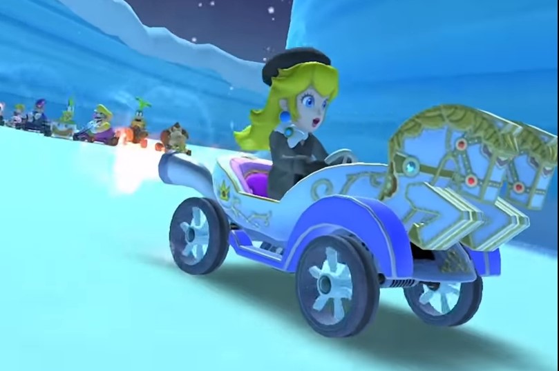 How to Pass Through 10 Rings Created by a Dash Ring item in Mario Kart ...