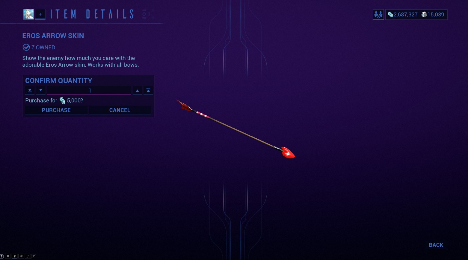 How to use the Eros Arrow Skin in Warframe - Gamepur