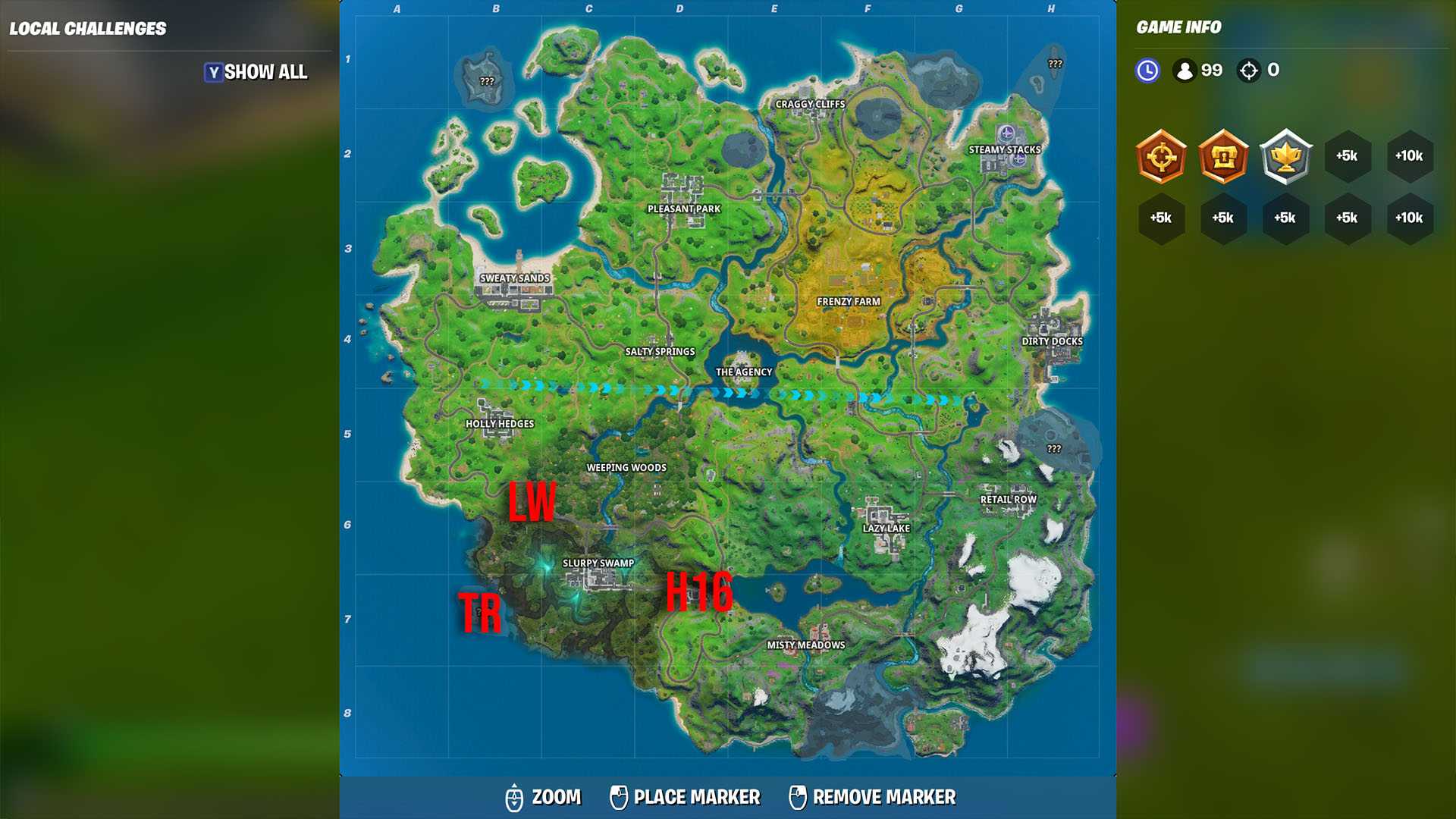 Where to land The Rig, Hydro 16, and Logjam Woodworks in Fortnite ...