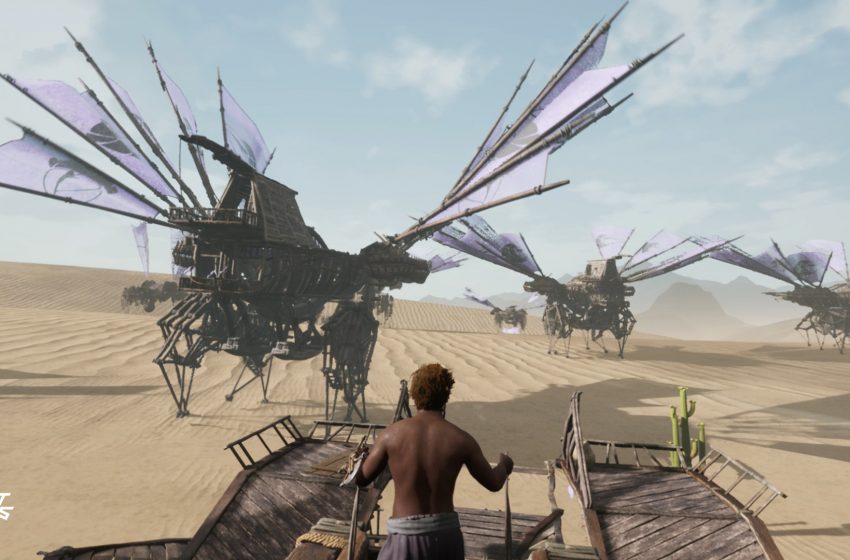Grappling-hook your way through survival MMO Last Oasis, in early ...