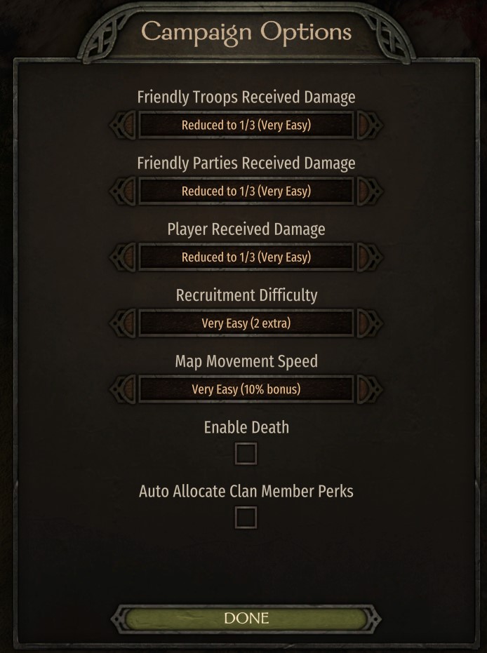 How to change the difficulty in Mount and Blade II: Bannerlord - Gamepur