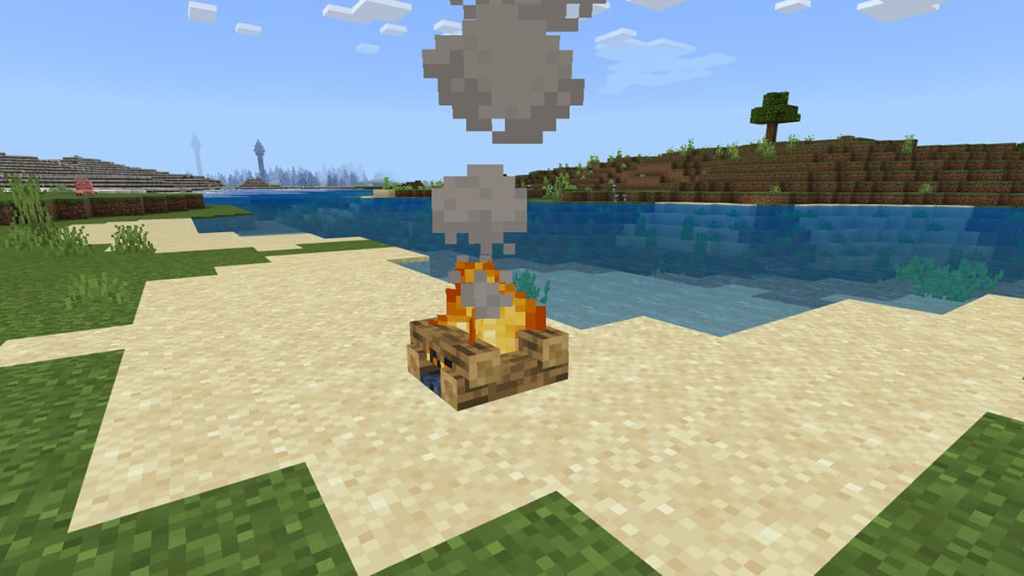 How to make a Campfire in Minecraft - Gamepur
