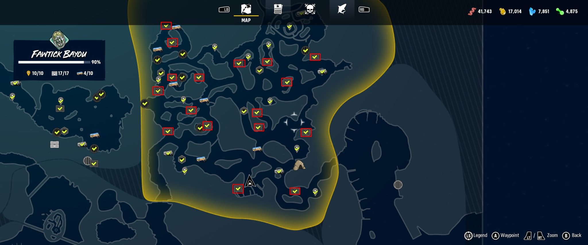 All Fatwick Bayou Nutrient Cache locations in Maneater - Gamepur