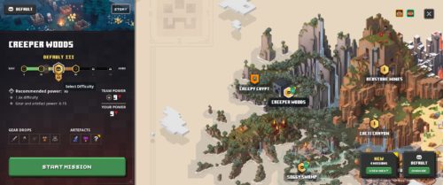 How to change the difficulty settings in Minecraft Dungeons - Gamepur