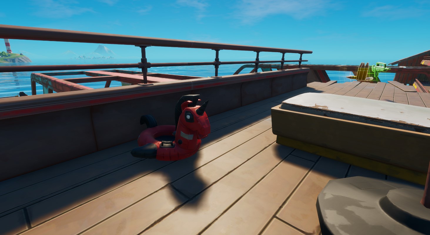 Where to find Deadpool floaties at The Yacht in Fortnite Chapter 2 ...