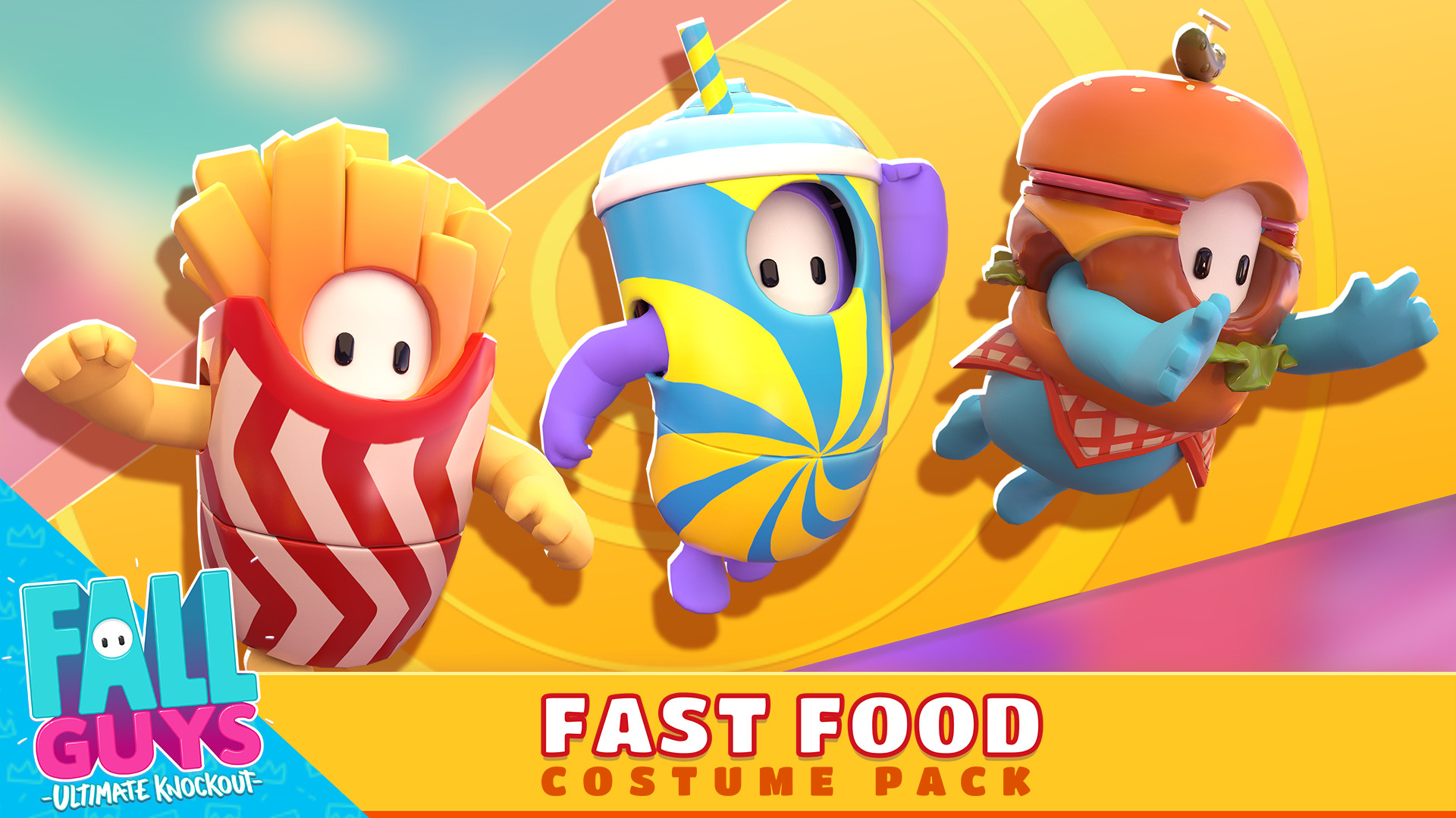 How to get the Fast Food Costume Pack in Fall Guys: Ultimate Knockout ...