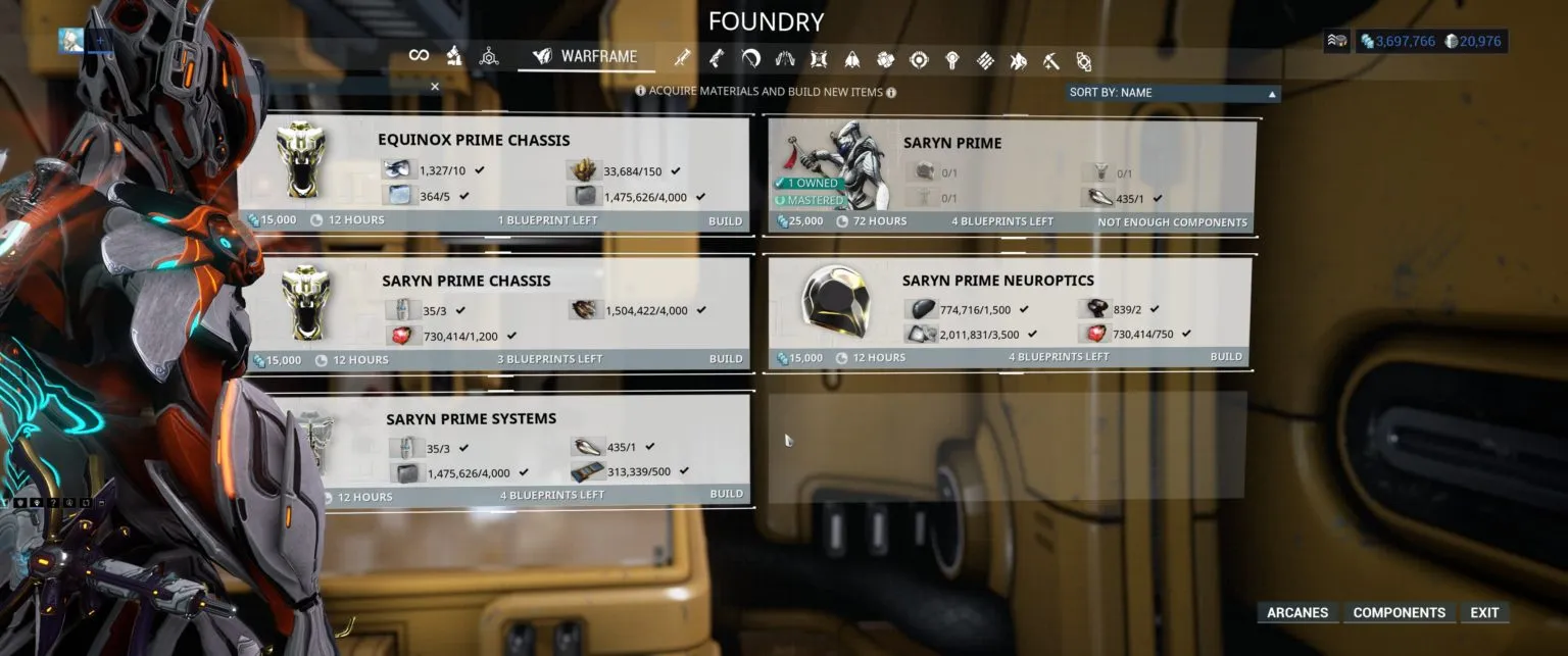 How To Get Prime Warframes In Warframe - Gamepur