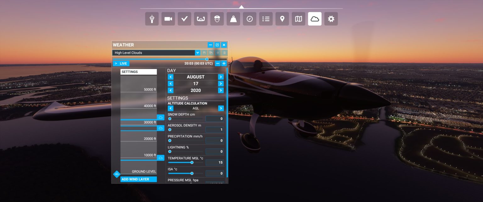 How to change the weather in Microsoft Flight Simulator - Gamepur