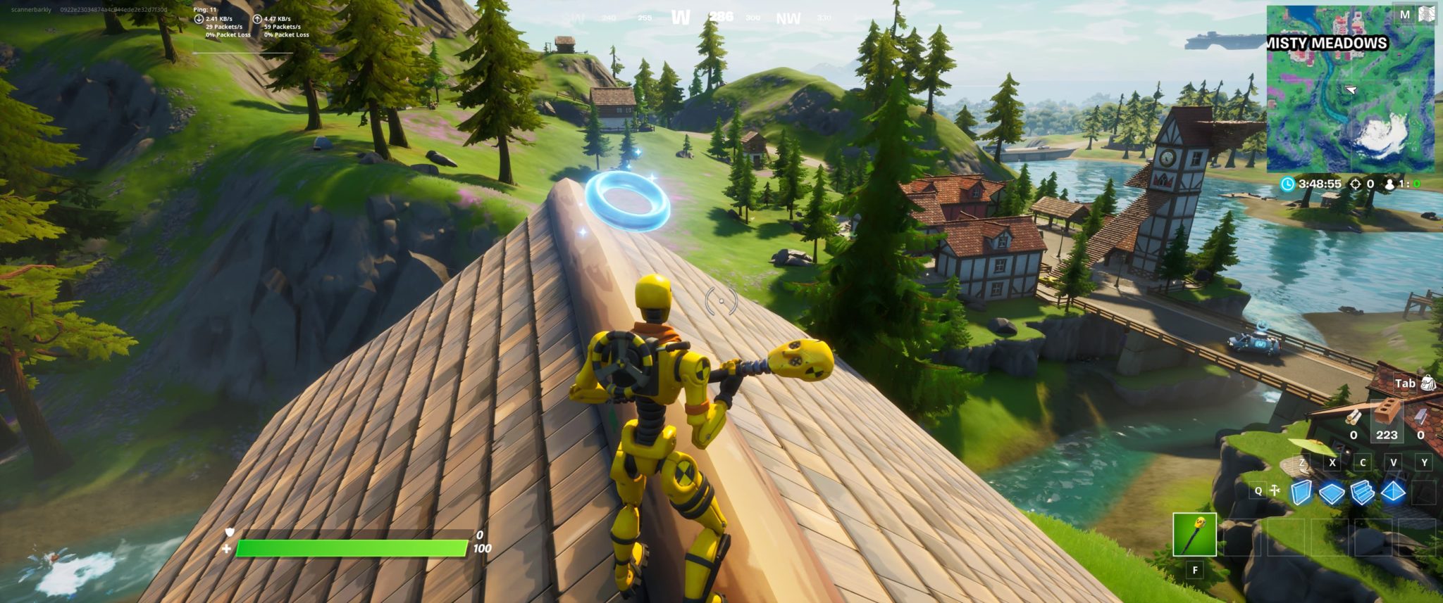 Where to collect all floating rings in Misty Meadows for Fortnite ...