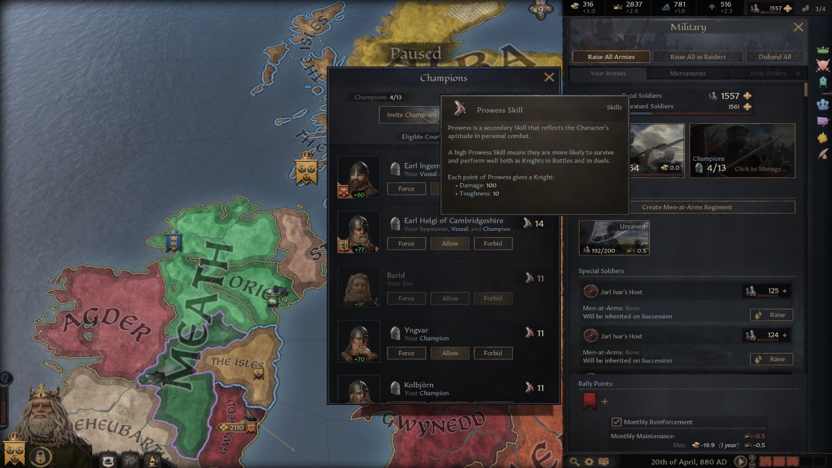 How does combat prowess work in Crusader Kings 3? - Gamepur