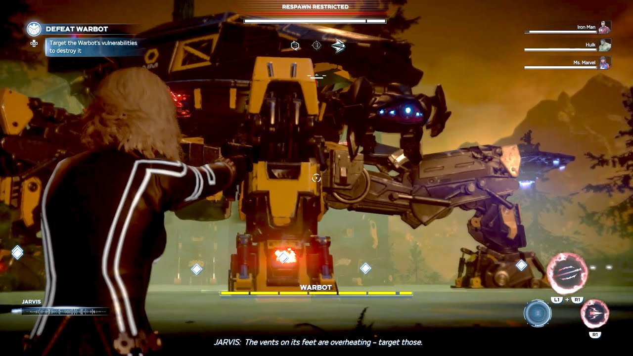 How to defeat the Warbot in Marvel's Avengers - Gamepur