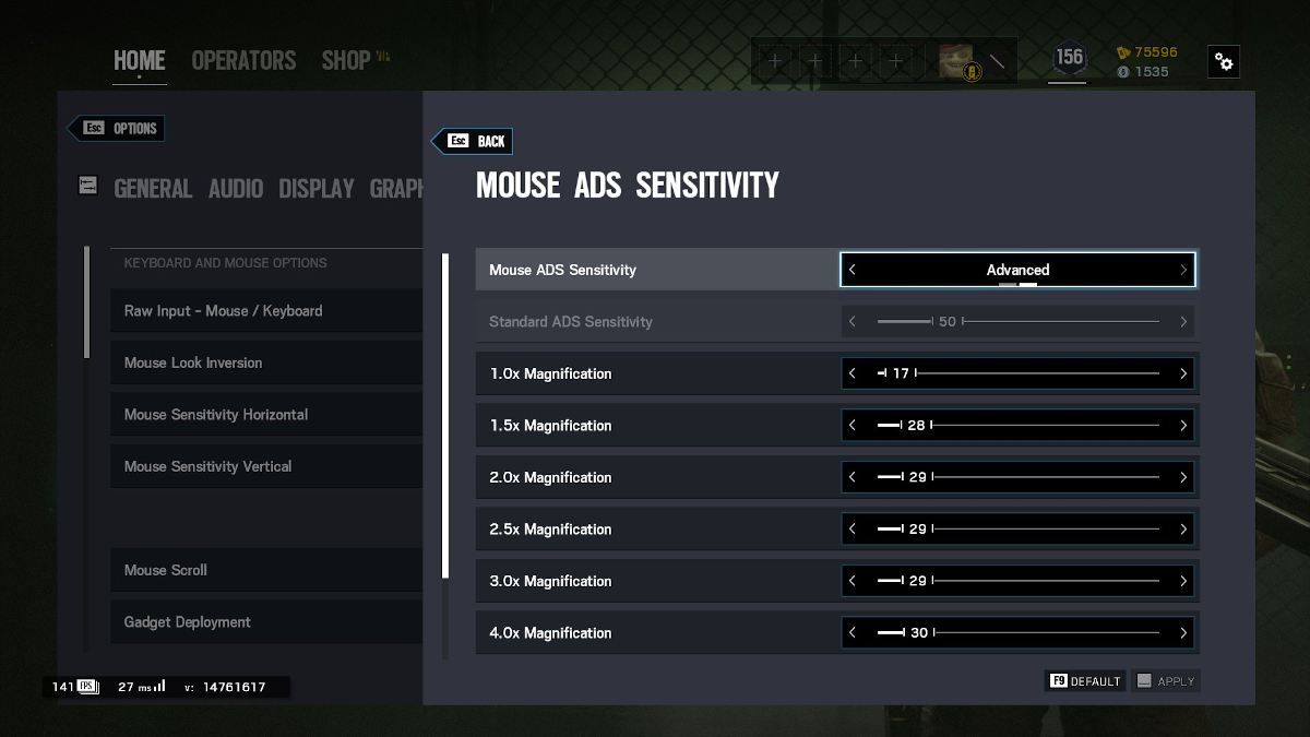 How to convert your Rainbow Six Siege sensitivity for Shadow Legacy ...