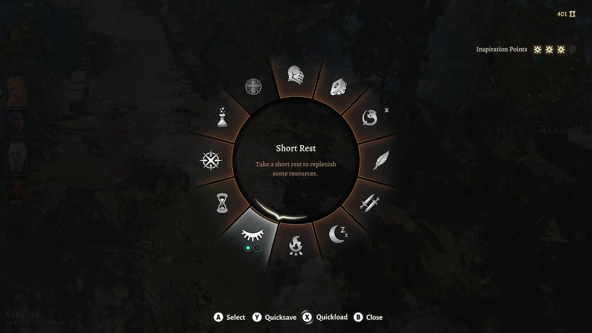 Baldur's Gate 3: Comment prendre un court repos dans BG3 - Gamingdeputy ...