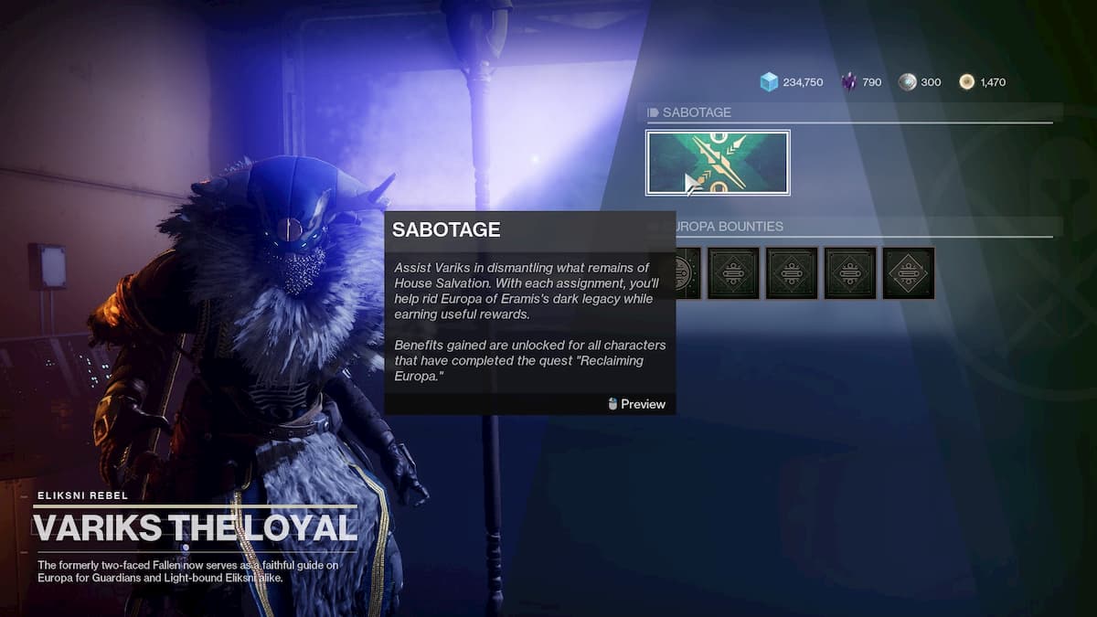 How to get and complete Sabotage quests from Variks in Destiny 2 - Gamepur