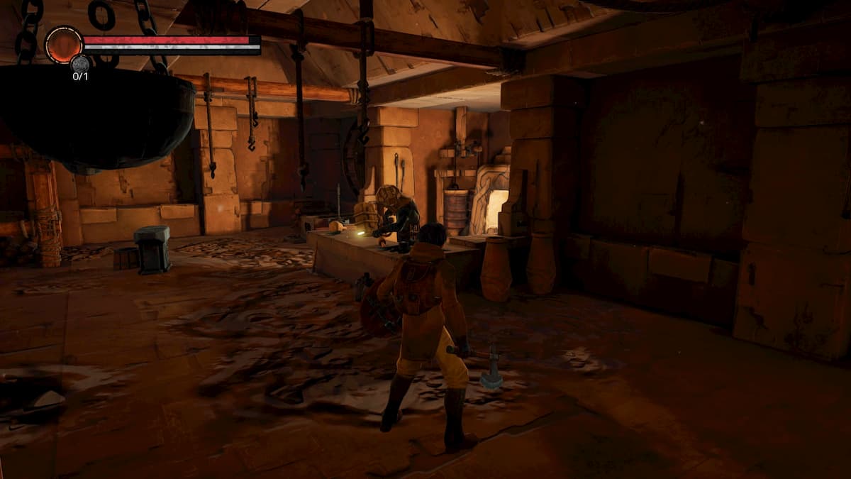 How to beat the Golem and get the Golem's eye for the blacksmith in ...