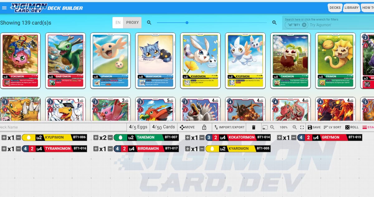 How to upload any Digimon Trading Card Game deck to Tabletop Simulator ...