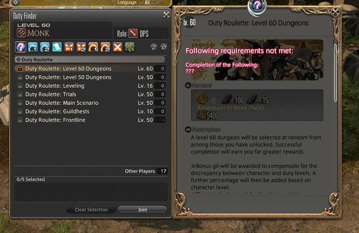 How to use the Duty Roulette in Final Fantasy XIV - Gamepur