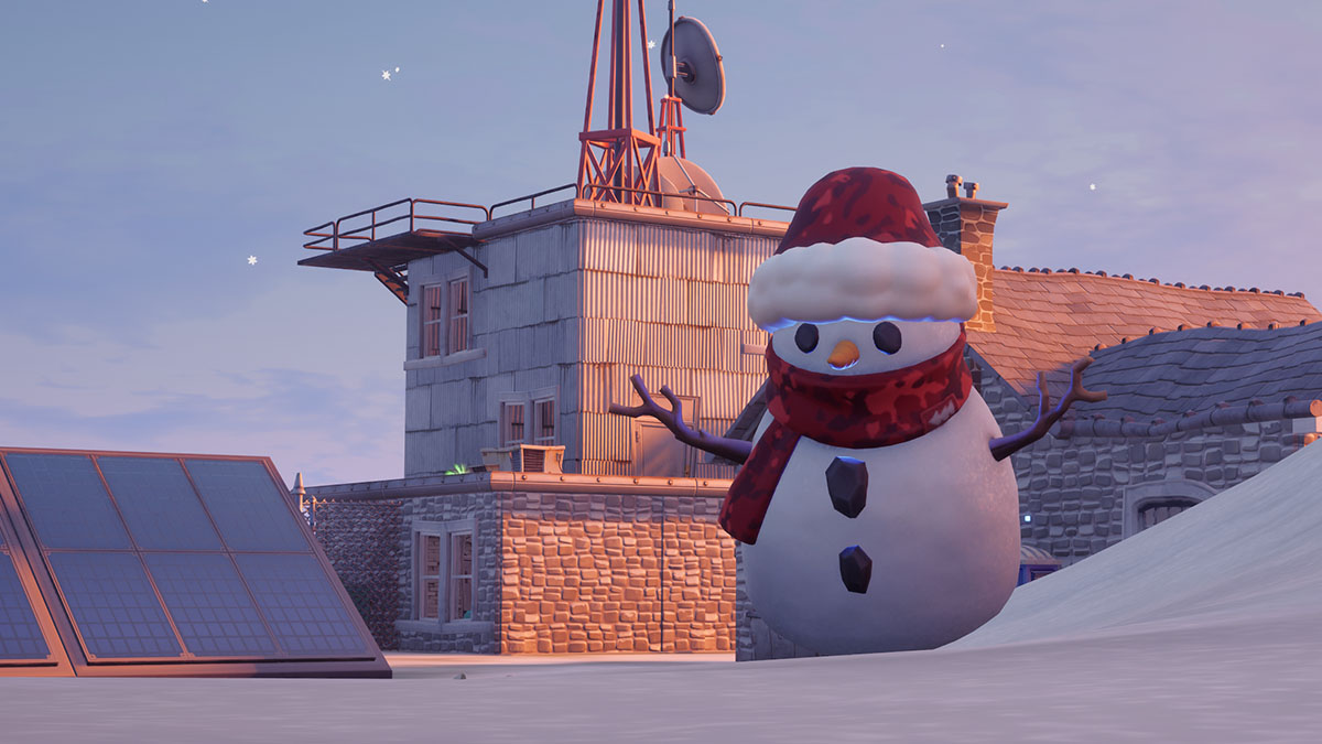 Where to find a Sneaky Snowman in Fortnite Operation Snowdown - Gamepur