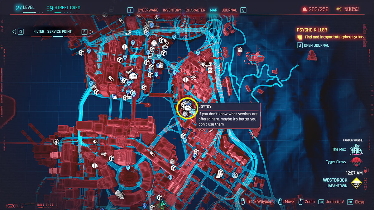 Cyberpunk 2077: Where to Find Joytoys at Jig-Jig Street - Gamepur