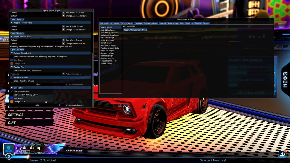 How to get underglow in Rocket League PC - Gamepur