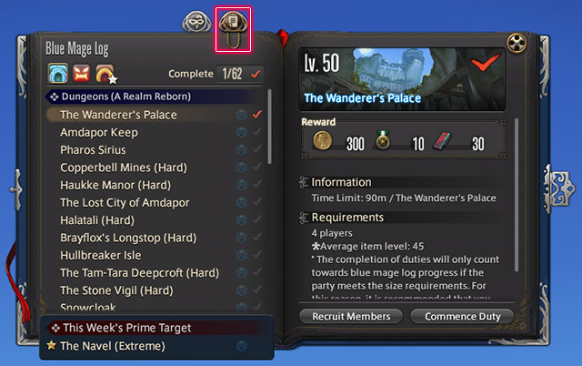 How to unlock the blue mage log in Final Fantasy XIV - Gamepur