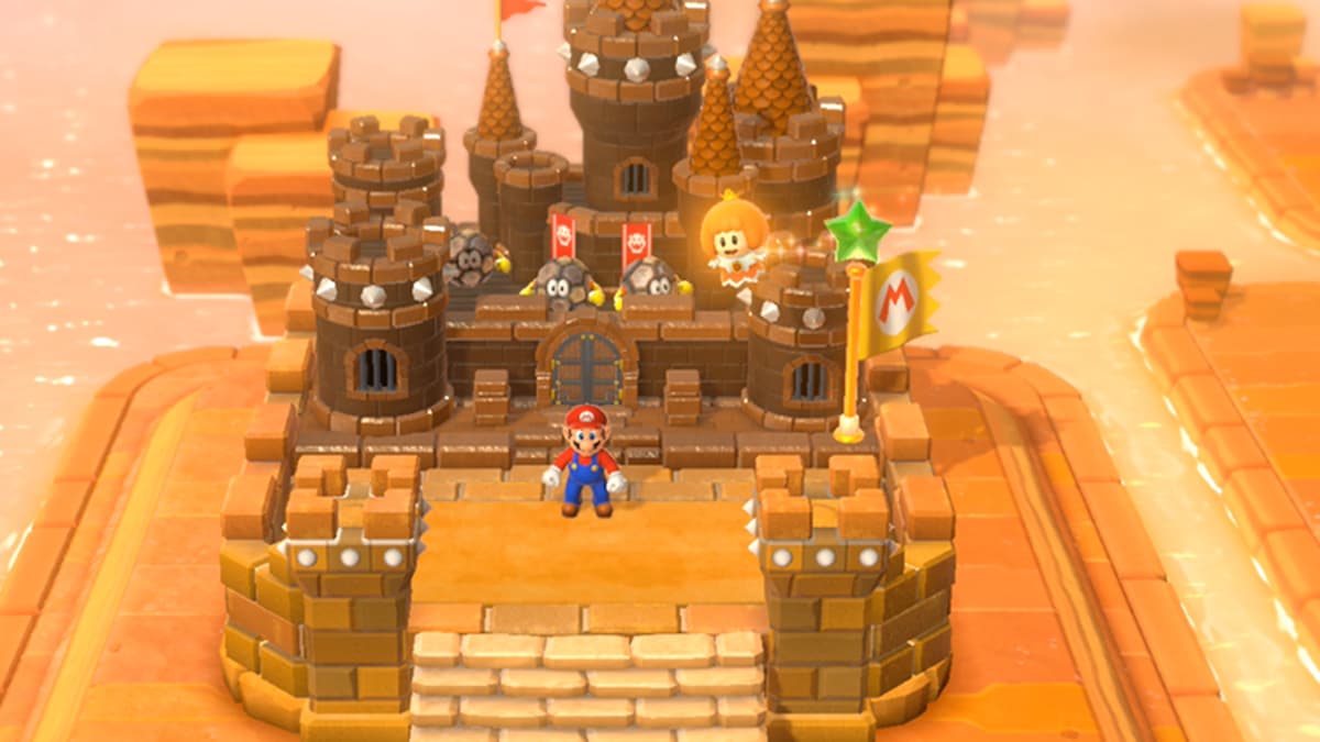 Where is the stamp in the World 4 castle level, Lava Rock Lair in Super ...