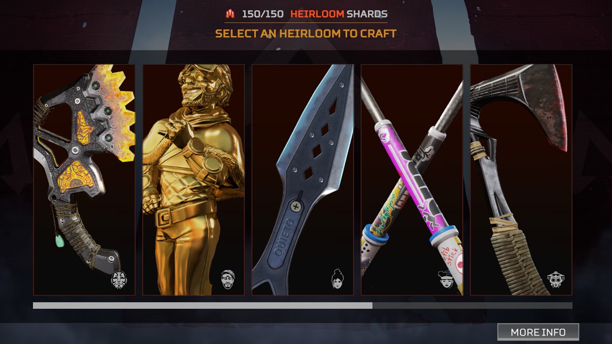 How Heirloom Shards work in Apex Legends - Gamepur
