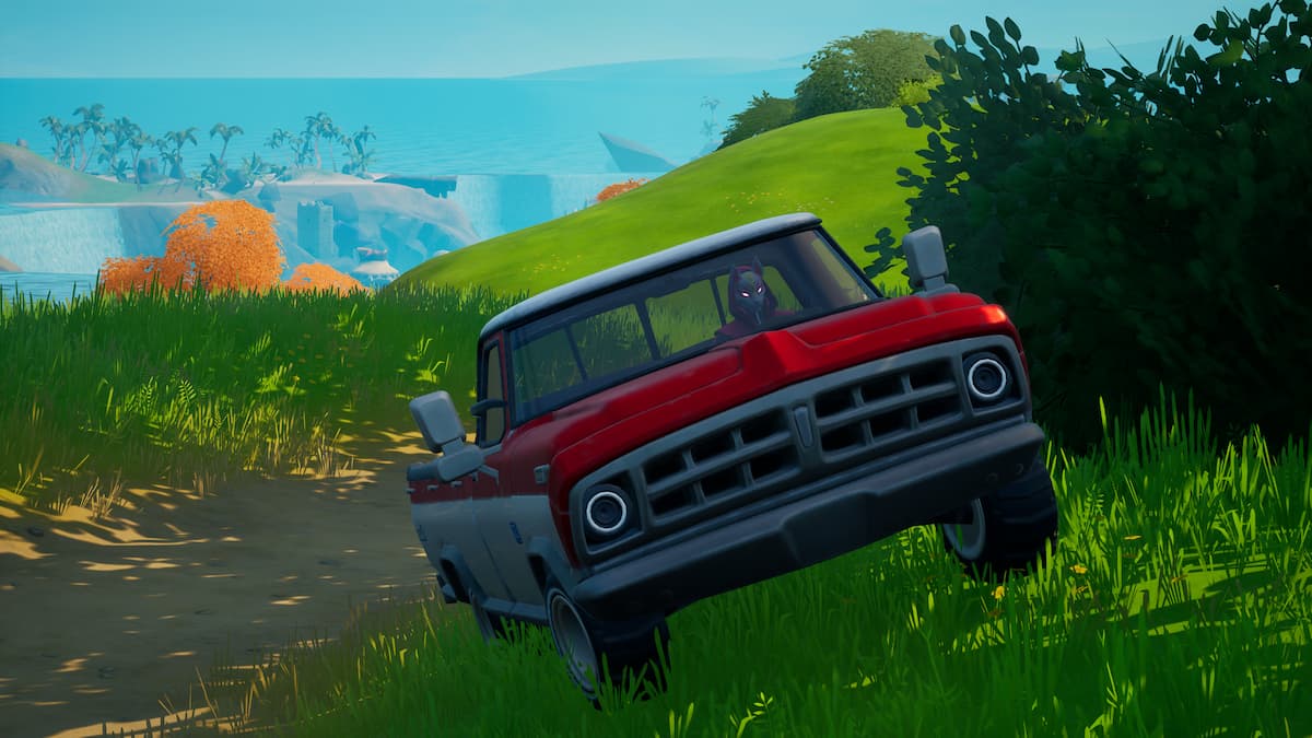How to drive a vehicle from Sweaty Sands to Pleasant Park in Fortnite ...