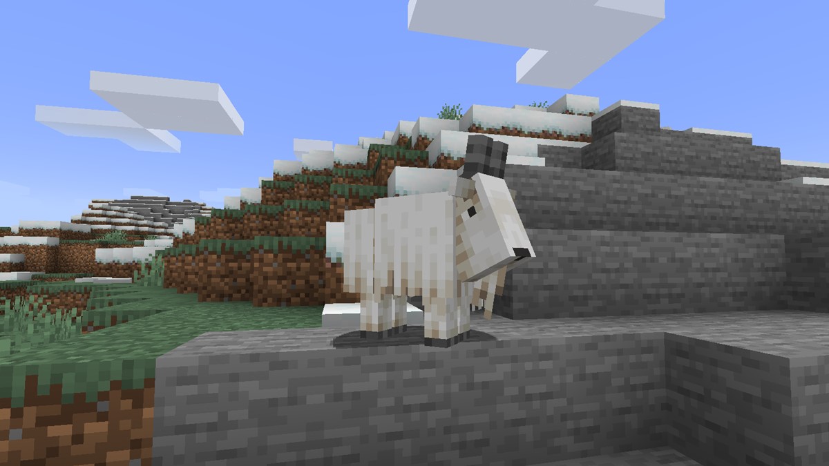 How Goats behave in Minecraft Snapshot 21w13a - Gamepur