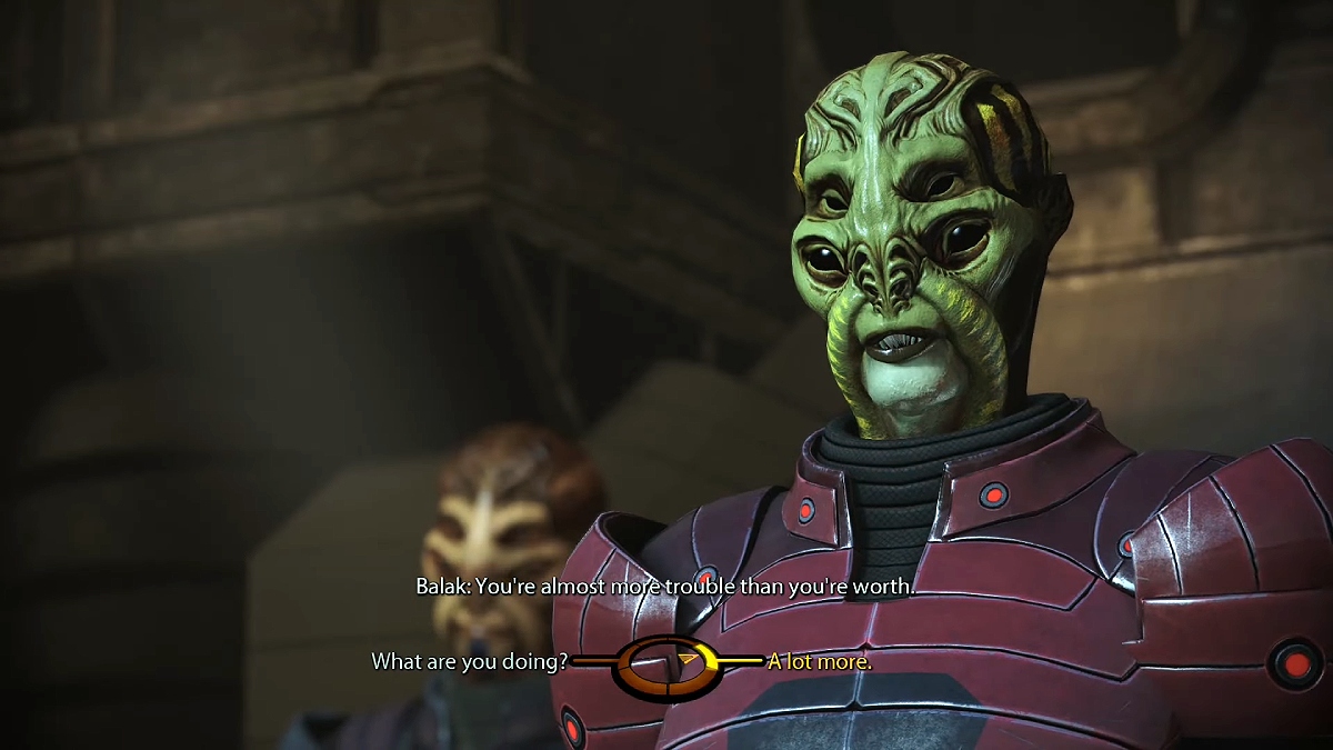 Should You Attack Balak or Let Balak Go to Save Hostages in Mass Effect ...