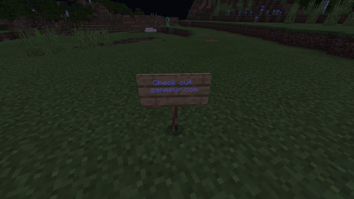 How to make signs glow in the dark in Minecraft - Gamepur