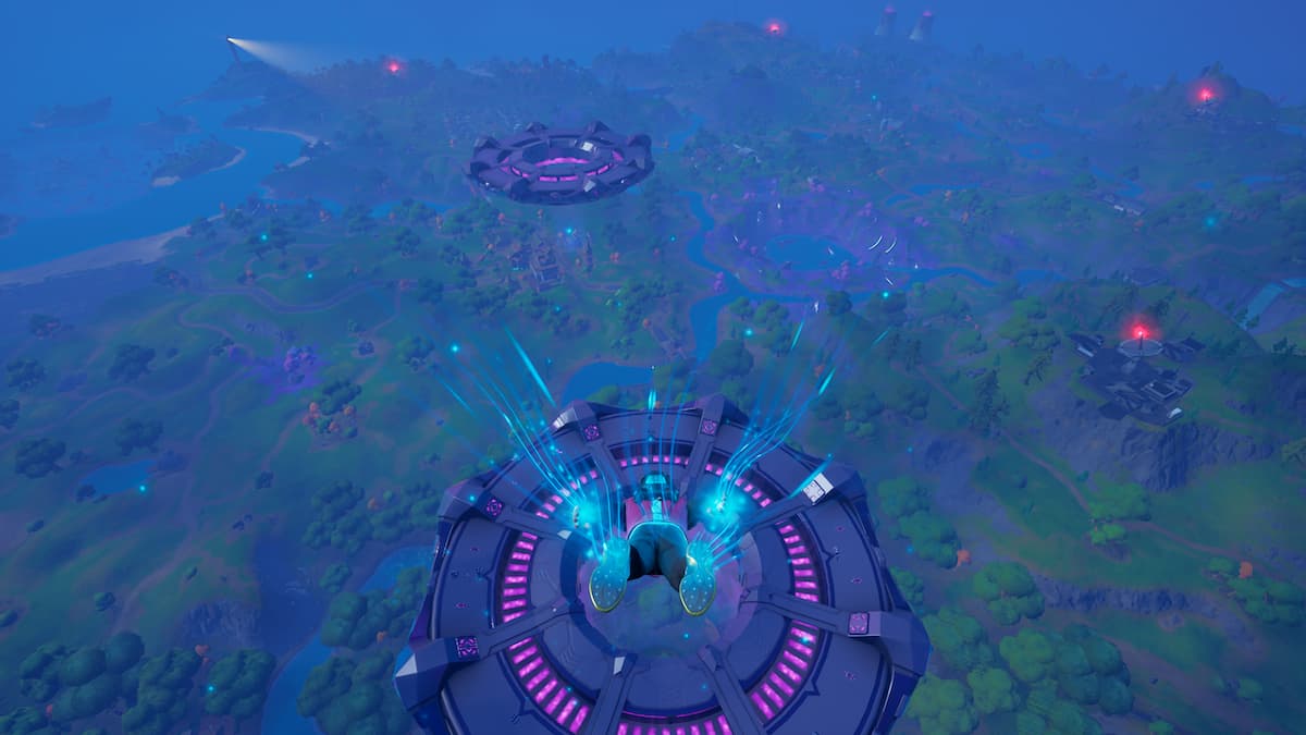 How to get abducted by the alien mothership in Fortnite Chapter 2 ...