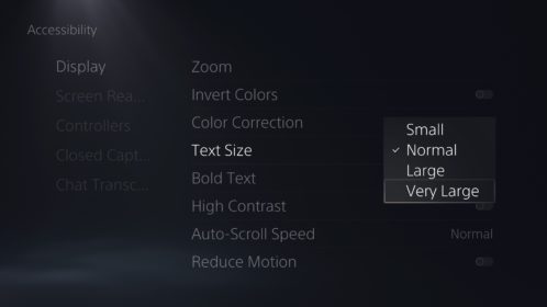 How to increase text size and bold text on the PS5 - Gamepur