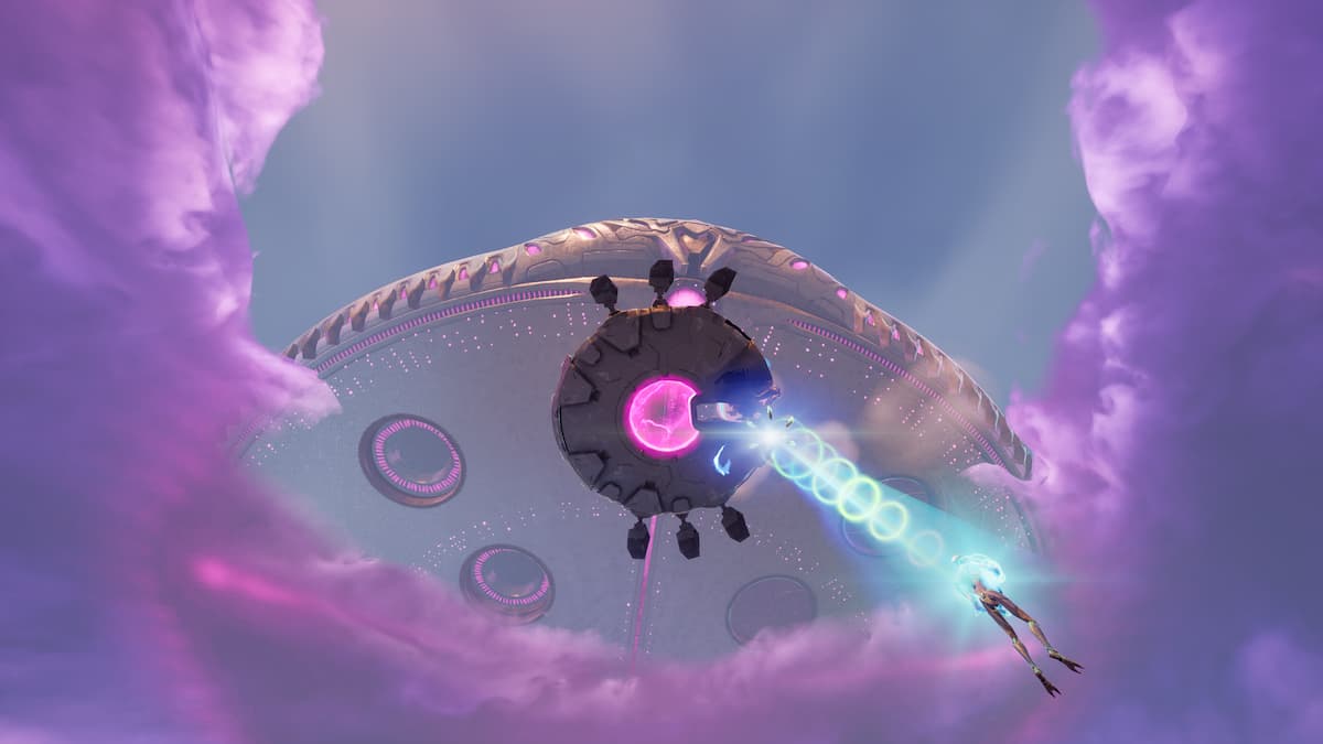 How to damage an alien-driven saucer in Fortnite Chapter 2 Season 7 ...