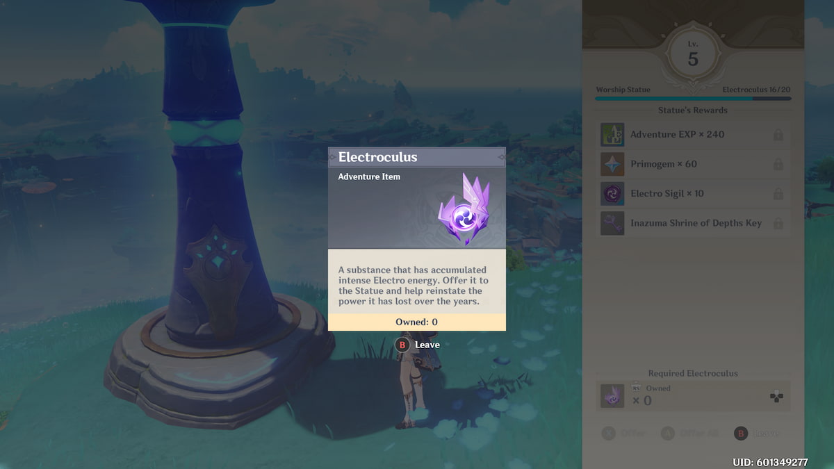 All Electroculus locations in Genshin Impact - Gamepur