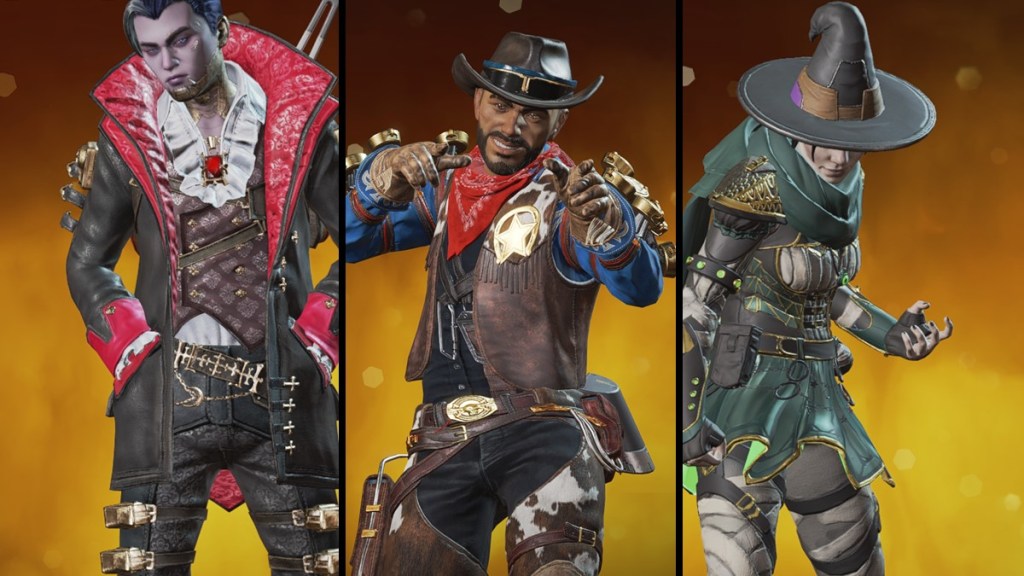 All returning Legend skins in the Monsters Within event for Apex ...