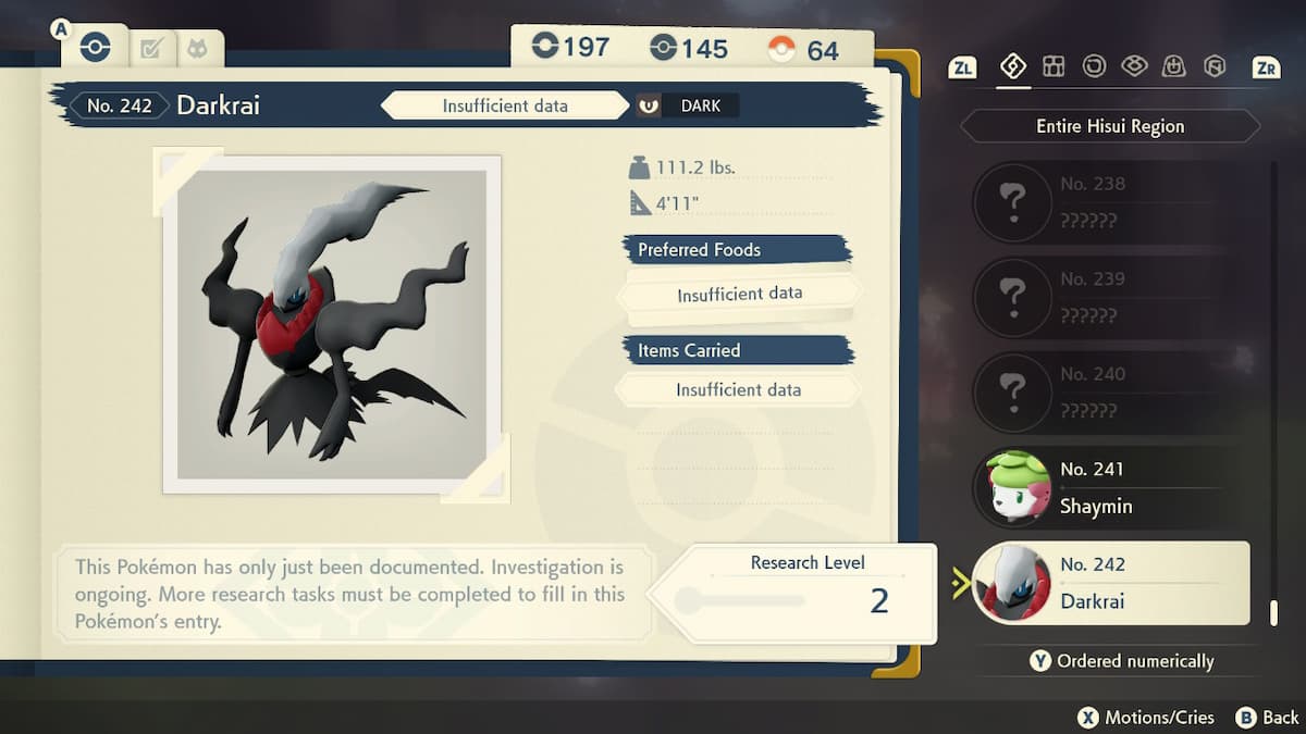 Best Nature for Darkrai in Pokémon Legends: Arceus - Gamepur