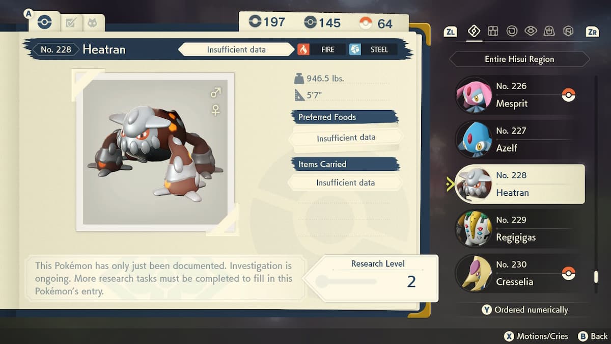 Best Nature for Heatran in Pokémon Legends: Arceus - Gamepur