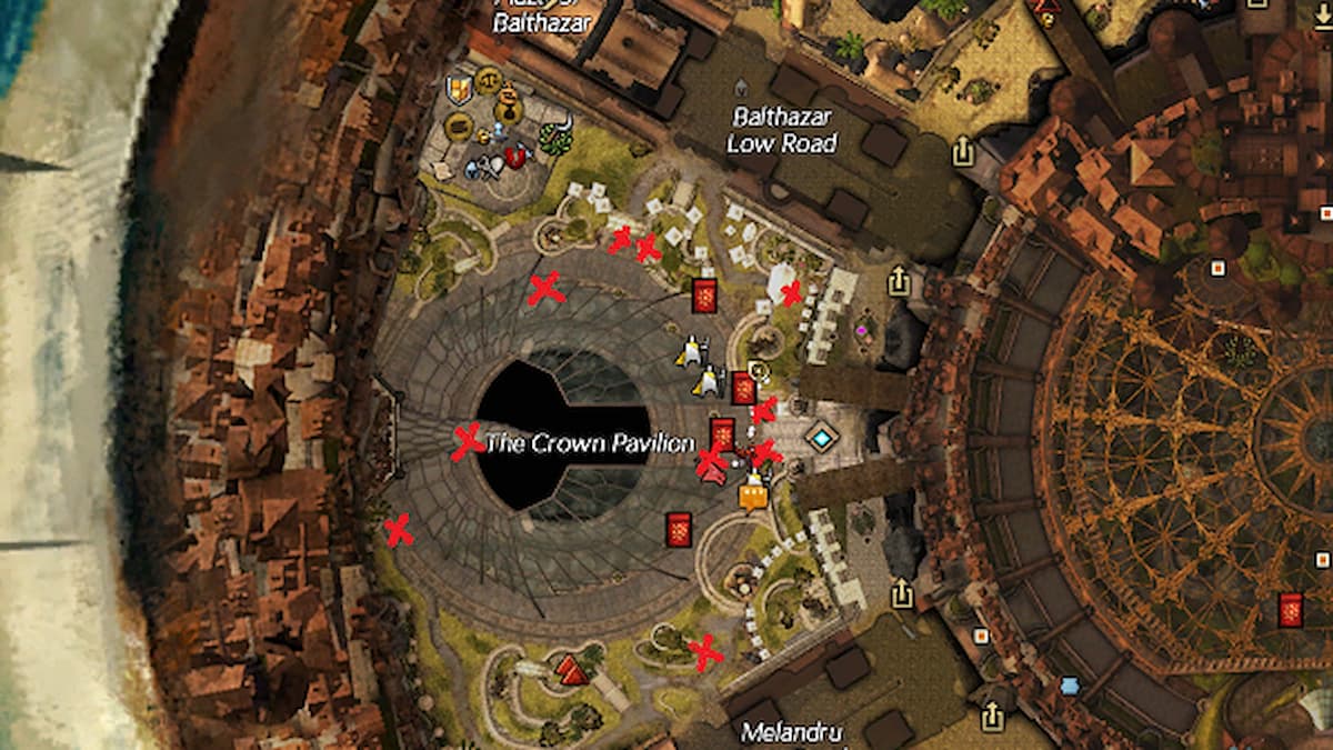 All Firecracker locations in the Crown Pavilion in Guild Wars 2: Lunar ...