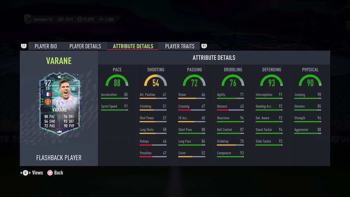 FIFA 22: How to complete Flashback Raphael Varane SBC – Requirements ...