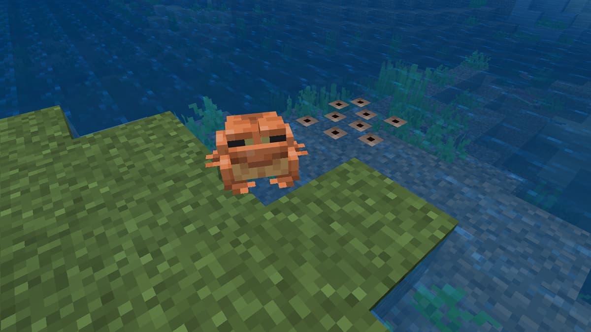 How to pick up Tadpoles in Minecraft - Gamepur