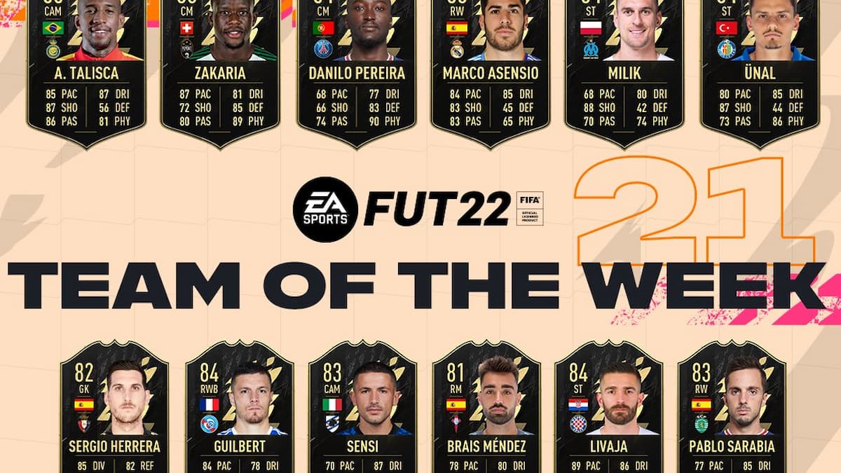 The FIFA 22 Ultimate Team ToTW: Week 21 (February 9) - Gamepur