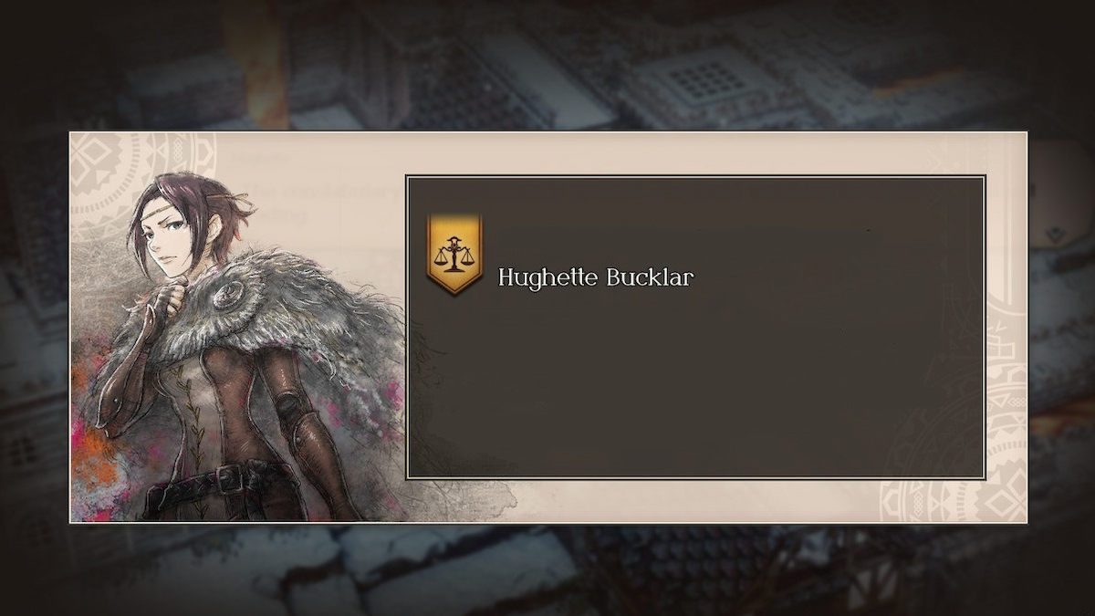 How to use Hughette Bucklar in Triangle Strategy – Hawkbow class guide ...