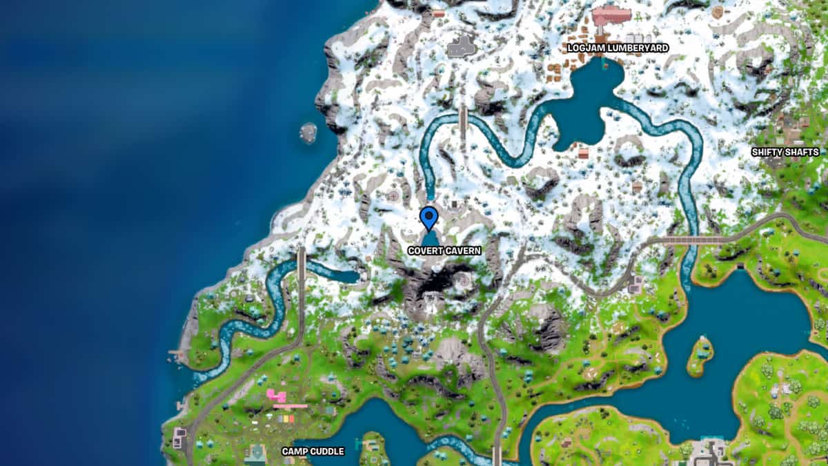 How to get to Covert Cavern in Fortnite Chapter 3 Season 1 - Gamepur