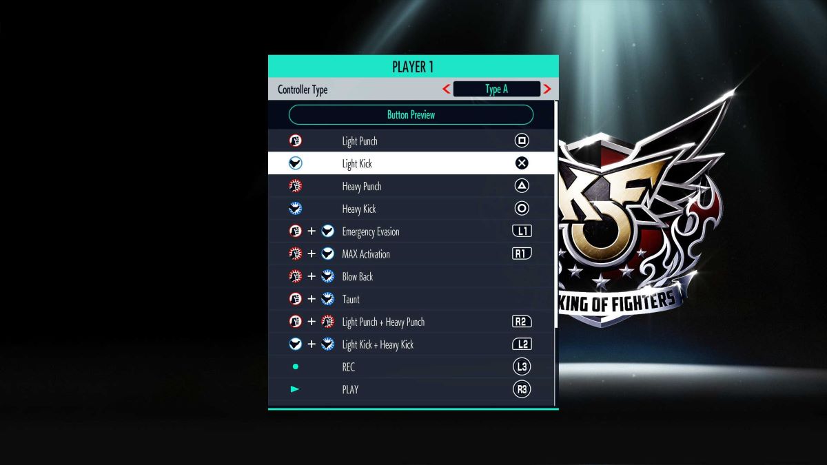 How to change button inputs in The King of Fighters XV - Gamepur