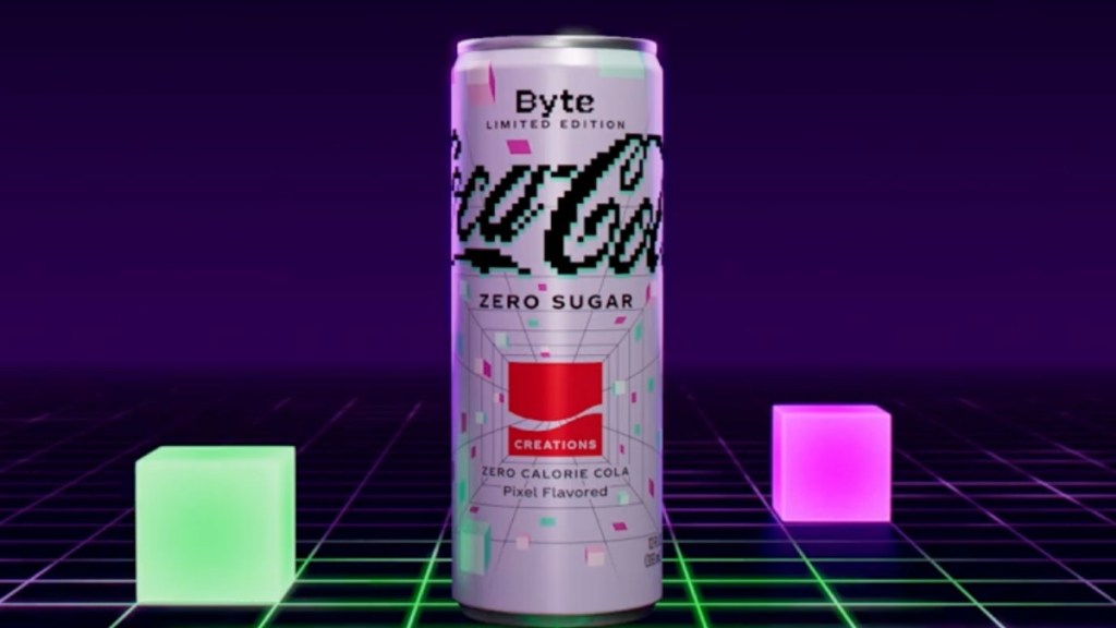 Have a sip of pixel-flavored Coca-Cola Zero Sugar Byte, now on sale ...