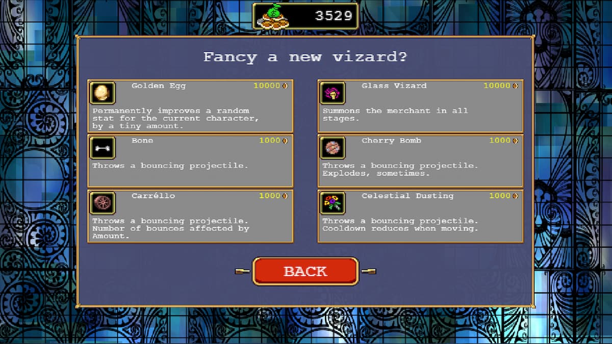 How to get the Glass Vizard in Vampire Survivors - Gamepur
