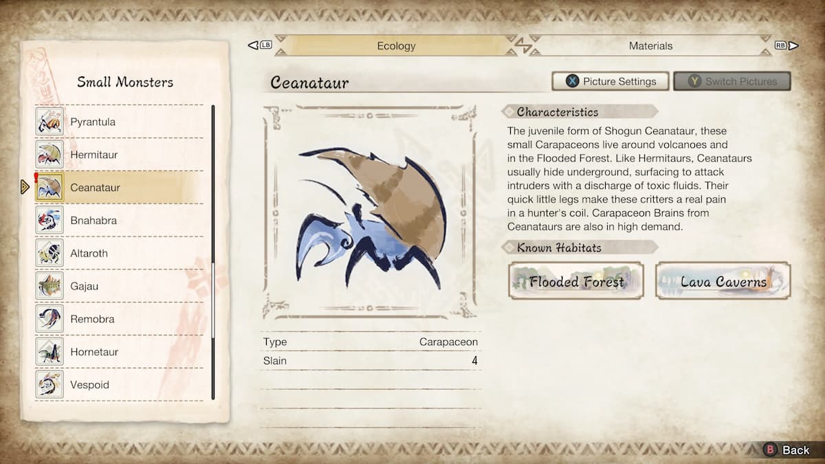 All Ceanataur item drops and percentages in Monster Hunter Rise ...