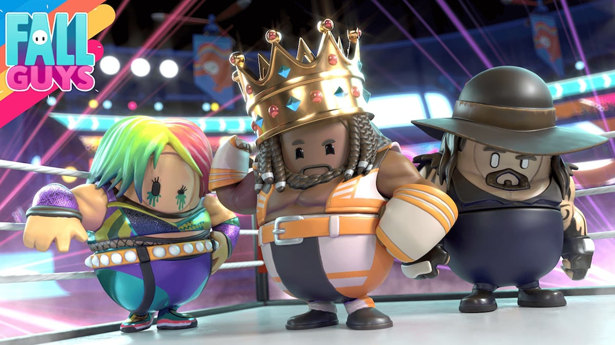 Fall Guys gets costumes for WWE superstars Asuka, Xavier Woods, and ...